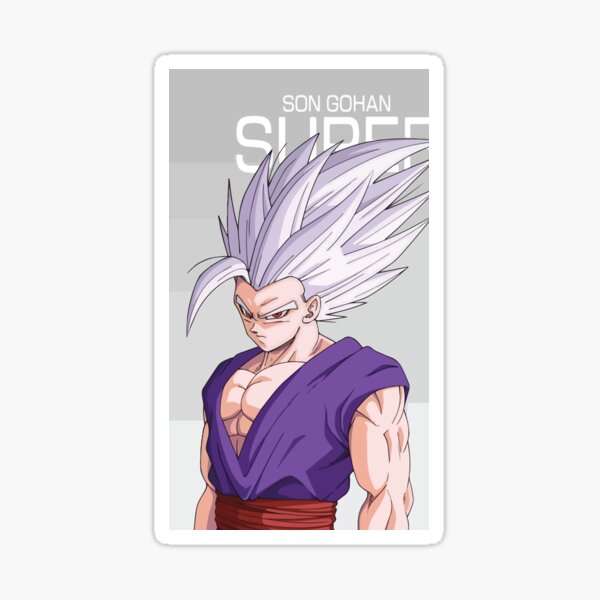 "Gohan Beast super hero" Sticker for Sale by theplasebo | Redbubble