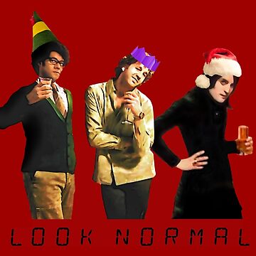 "The IT Crowd - Look Normal - Christmas Red" Photographic Print for ...