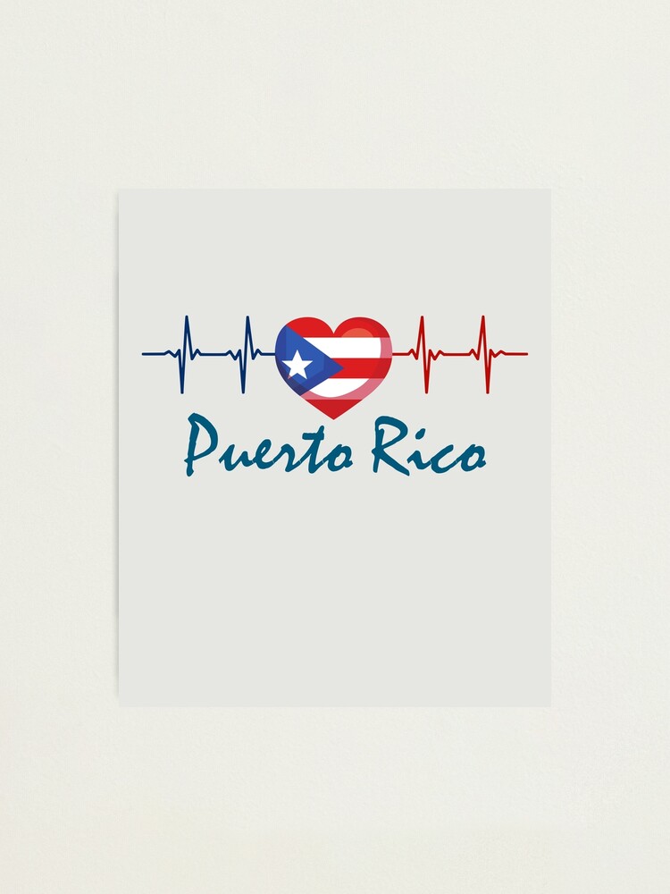 Lámina fotográfica «Herencia Hispana Bandera de Puerto Rico Latido del ...