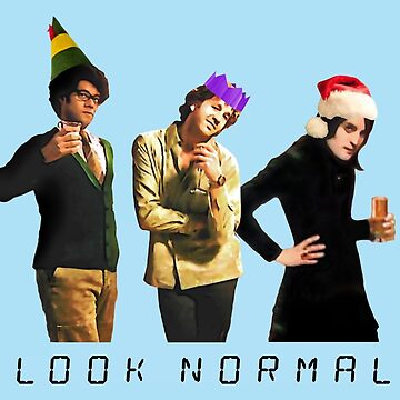 "The IT Crowd - Look Normal - Christmas Icy Blue" Coffee Mug for Sale ...