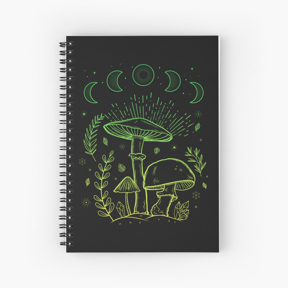 "Goblincore Aesthetic Dark Academia Cottagecore Mushroom " Spiral ...