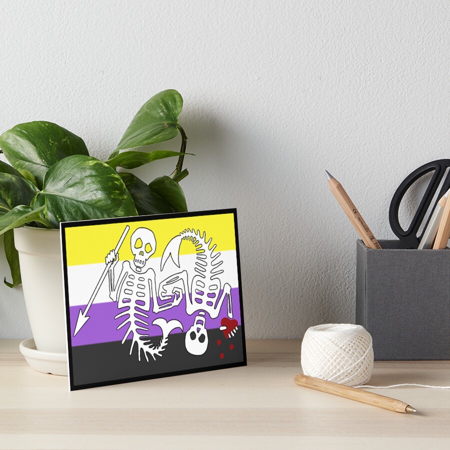 "OFMD season 2 nonbinary pride mermaid pirate flag Blackbeard Stede ...