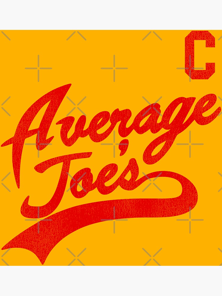 "Average Joe's Dodgeball Captain Jersey " Sticker for Sale by ourkid | Redbubble