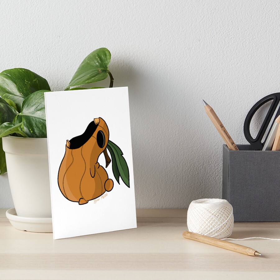 "Hungry Bunkin " Art Board Print for Sale by littlebundraws | Redbubble