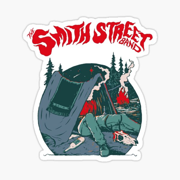 Pegatina «The Smith Street Band - Gráfico de Camp Out, ilustración ...