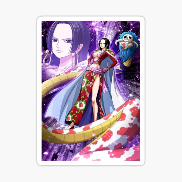 "Boa Hancock One Piece" Sticker for Sale by LauraFlamuth | Redbubble