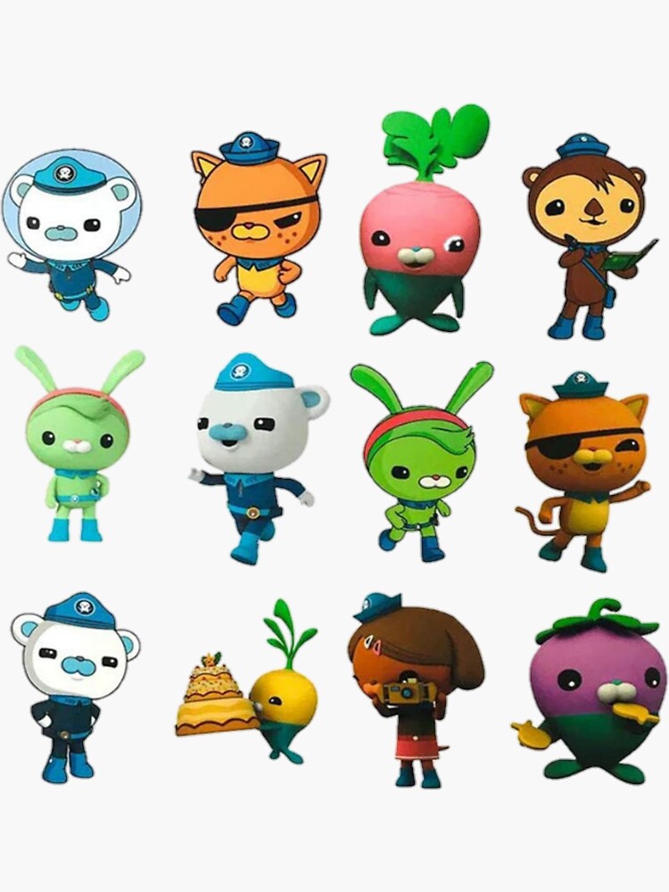 "octonaut" Sticker for Sale by Artiste20 | Redbubble