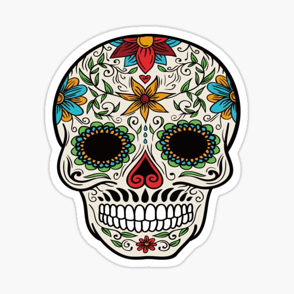 "skull" Sticker for Sale by NEL-BOX | Redbubble