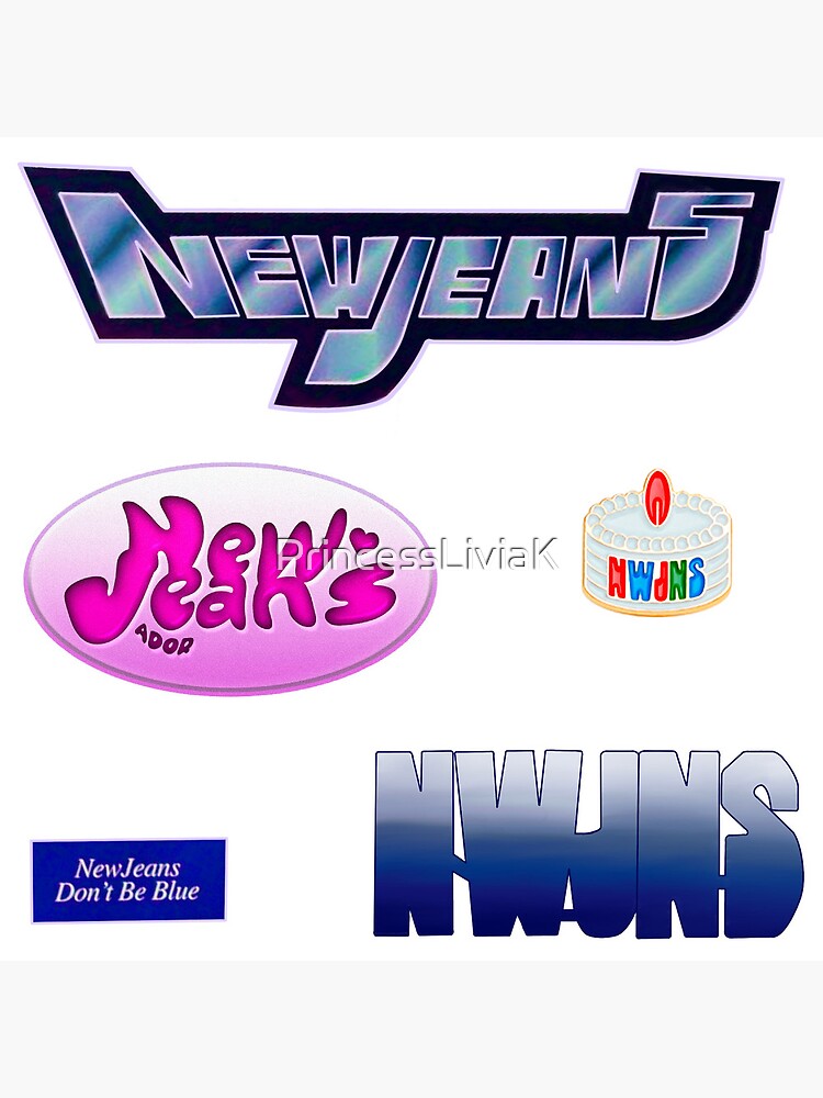 "New Jeans Name Logo NewJeans" Art Print for Sale by PrincessLiviaK ...