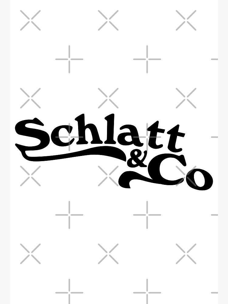 "Schlatt And Co Merch Schlatt And Co Logo" Poster for Sale by BenizMass ...