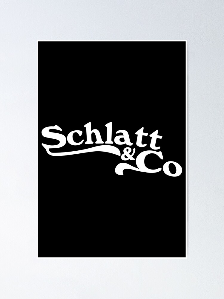 "Schlatt And Co Merch Schlatt And Co Logo" Poster for Sale by BenizMass ...