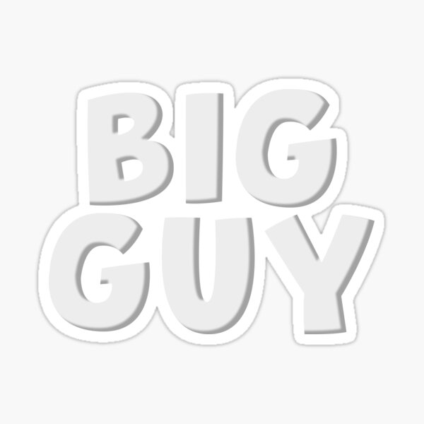 "Schlatt And Co Merch Big Guy" Sticker for Sale by BenizMass | Redbubble