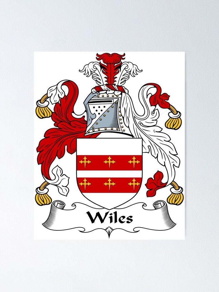 "Wiles" Poster for Sale by HaroldHeraldry | Redbubble