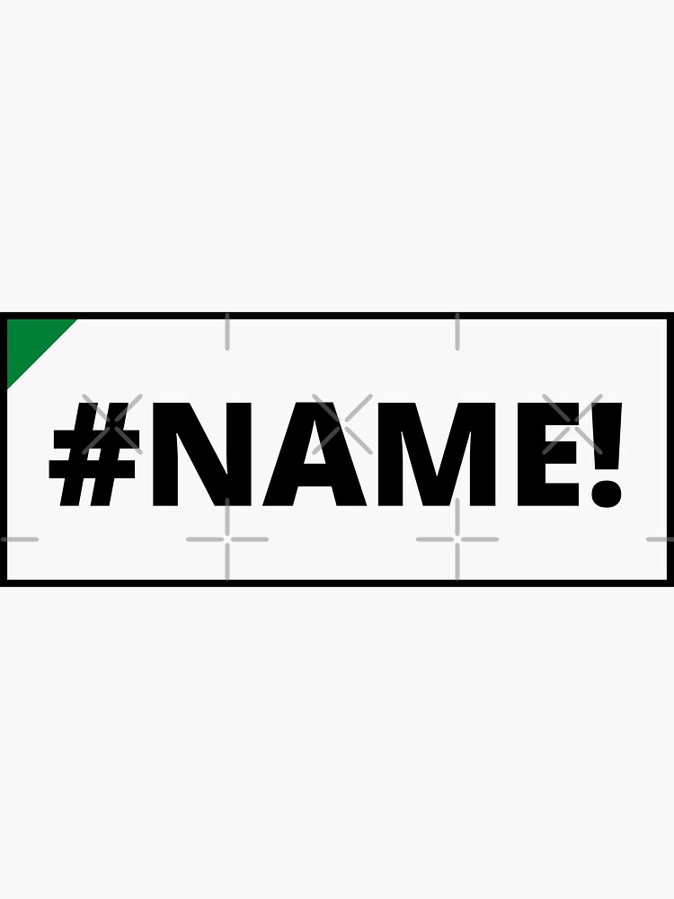 "excel name" Sticker for Sale by TomorrowQuotes | Redbubble