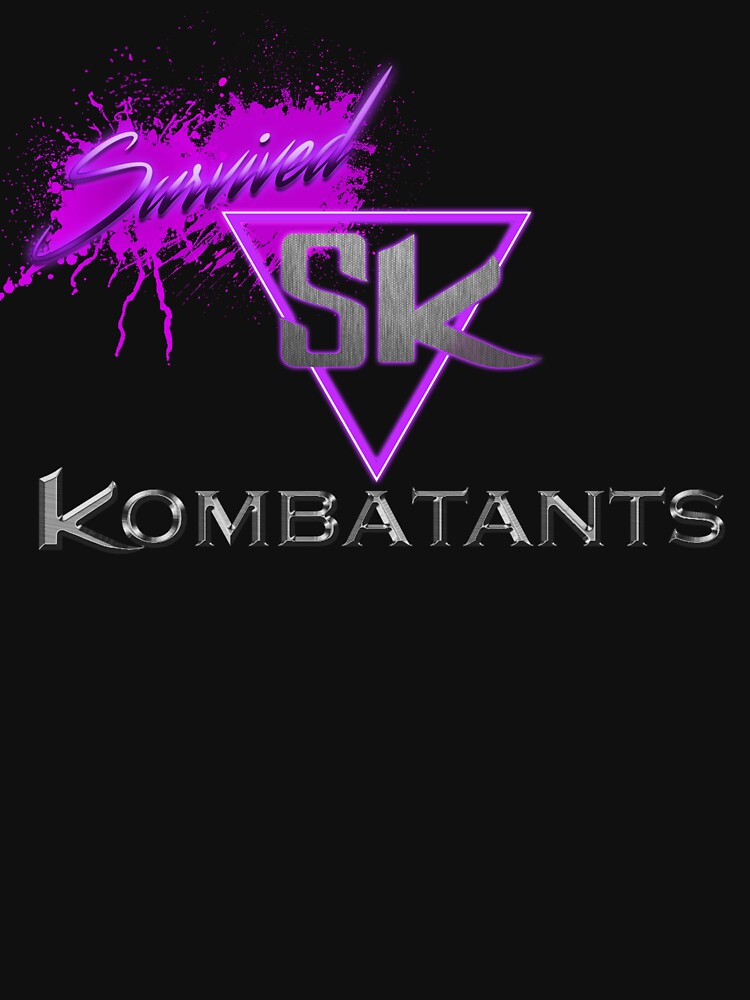 "Survived Kombatants Blood Logo" T-shirt by SurvivedKombat | Redbubble
