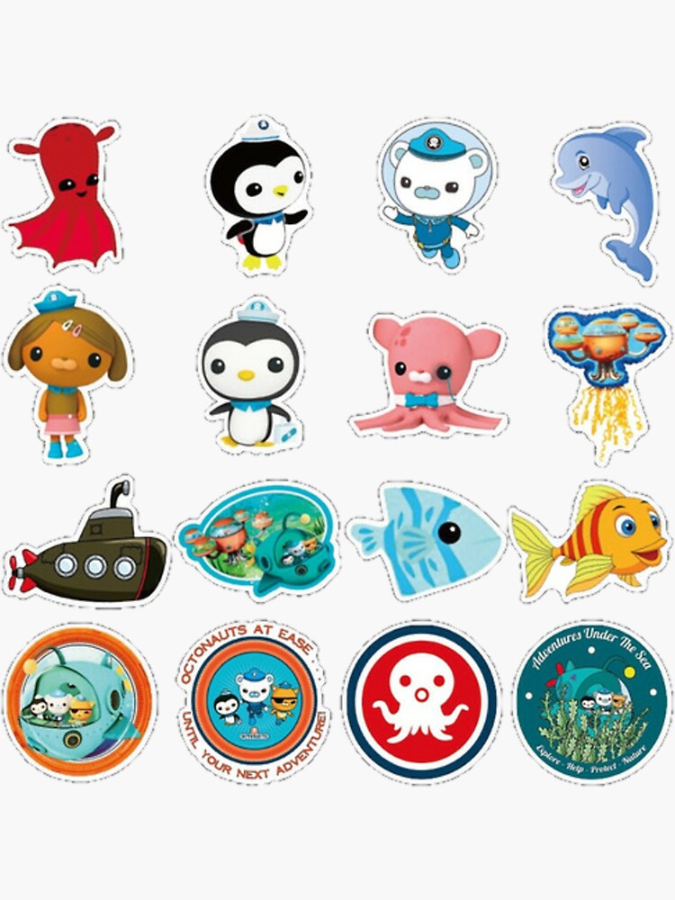 " octonaut" Sticker for Sale by Artiste20 | Redbubble