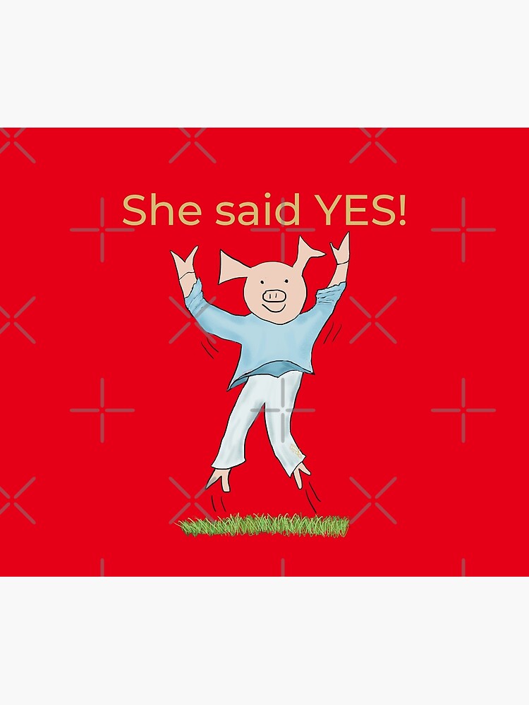 "She said yes! Red, Engagement, proposal, moving in together, going ...