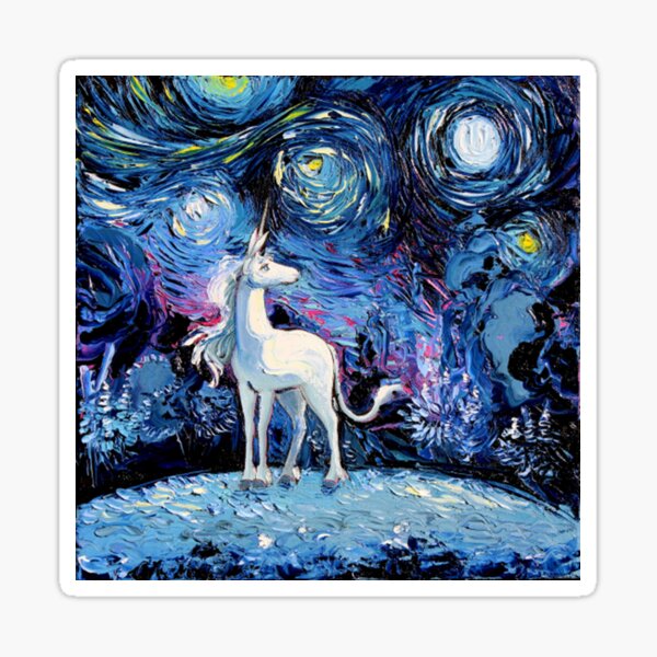 "van Gogh Never Saw The Last" Sticker for Sale by RileyGray1 | Redbubble