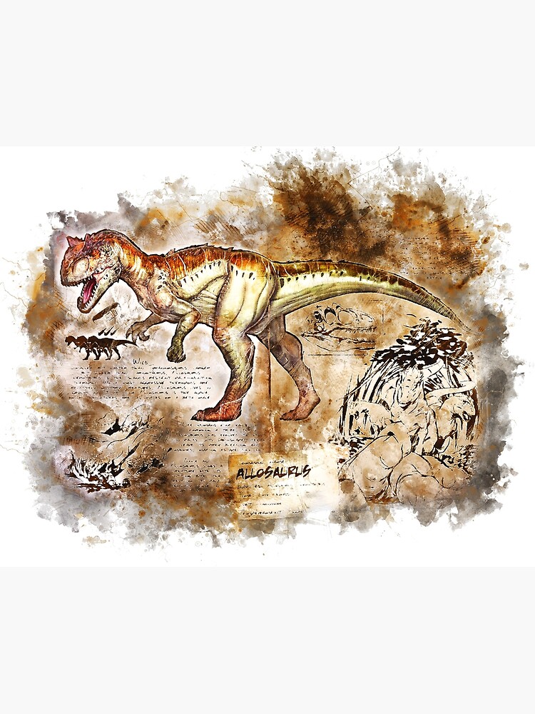 "Allosaurus" Poster for Sale by TortillaChief | Redbubble