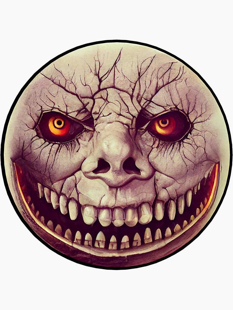 "Gothic Smiley Face version 2" Sticker for Sale by SmileyDan | Redbubble