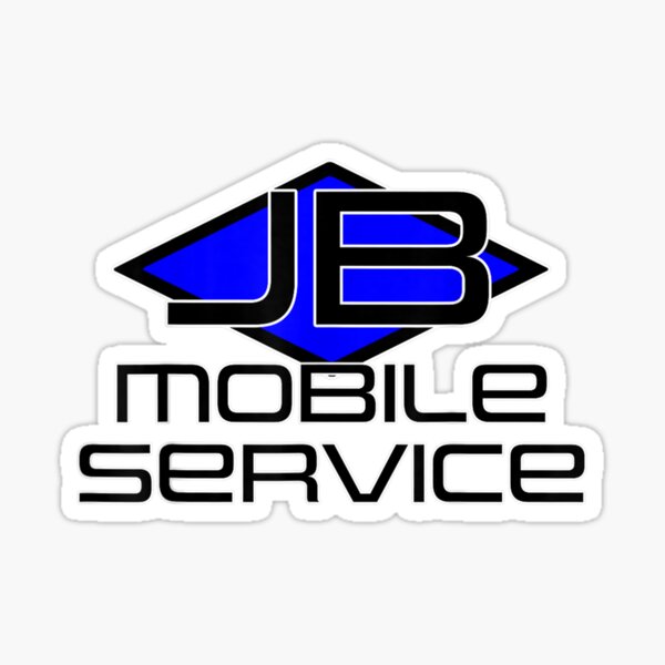 "JB Mobile Service" Sticker for Sale by Jackwidforss | Redbubble