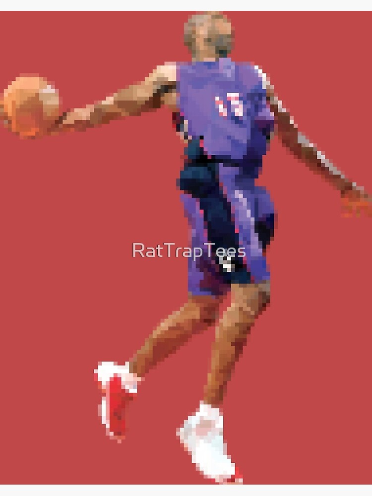 "Vince Carter Slam Dunk (Pixel Art)" Poster for Sale by RatTrapTees | Redbubble