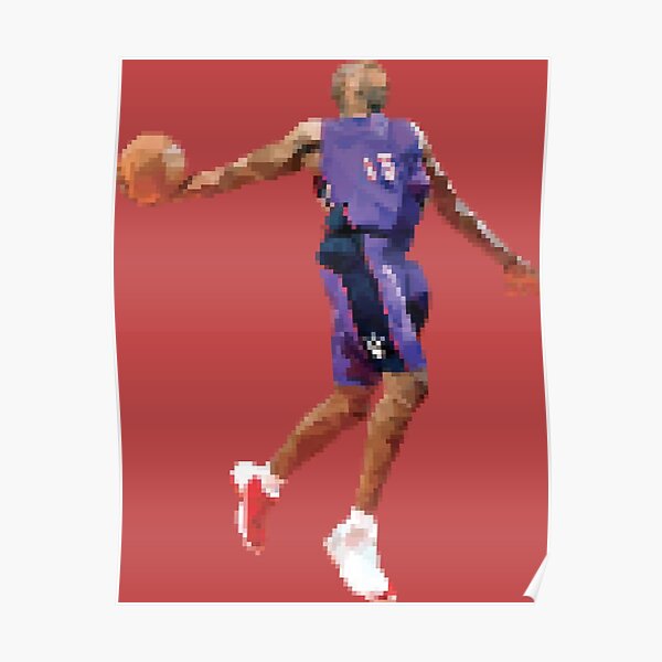 "Vince Carter Slam Dunk (Pixel Art)" Poster for Sale by RatTrapTees | Redbubble