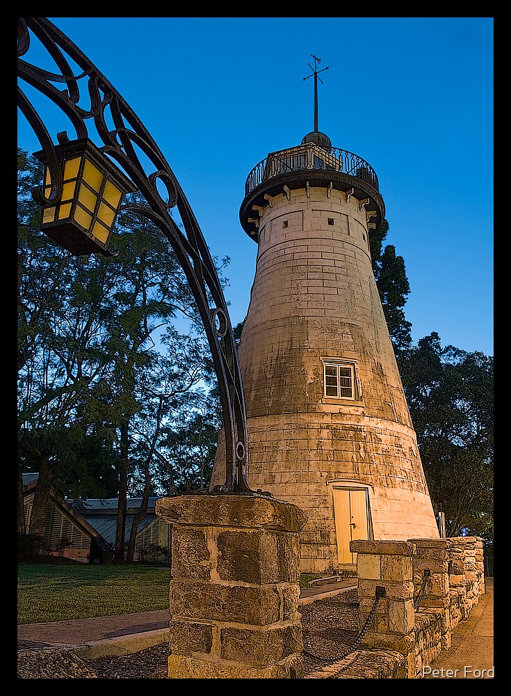 "Windmill - Spring Hill (Brisbane, Queensland)" by Peter Ford | Redbubble