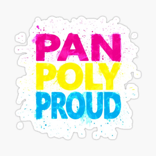 "Pan Poly Proud - Flag Colors" Sticker for Sale by Juanay | Redbubble