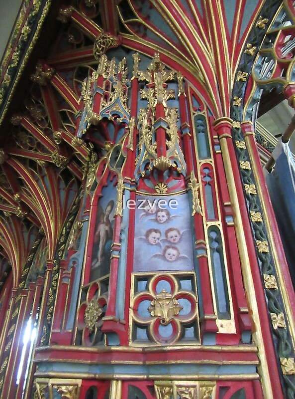 "Medieval Rood Screen (Detail)" by lezvee | Redbubble
