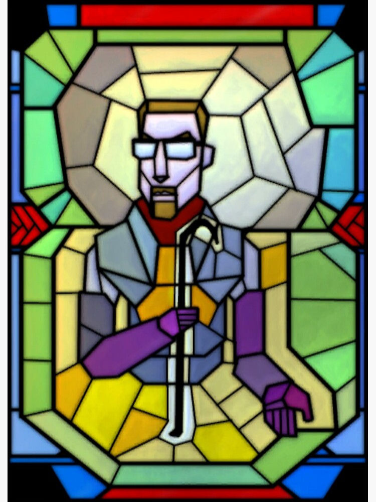 "GMOD Gordon Freeman Stained Glass" Sticker for Sale by inb4 | Redbubble