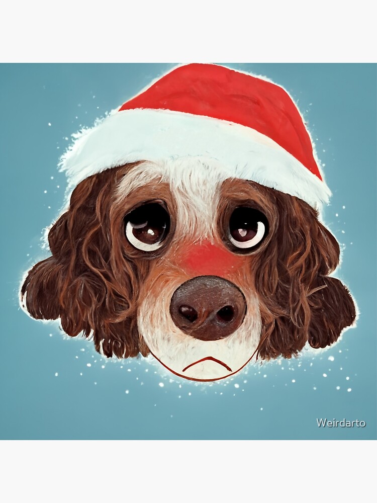 Impression photo « Cocker Spaniel Anglais Chien Dans Style Dessin Animé ...