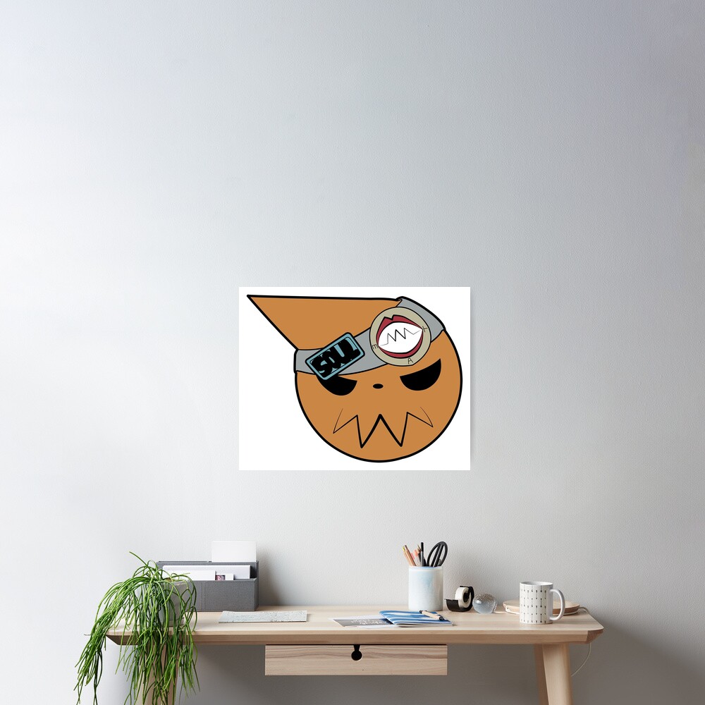 "soul eater sign and headband " Poster by pandainkart | Redbubble