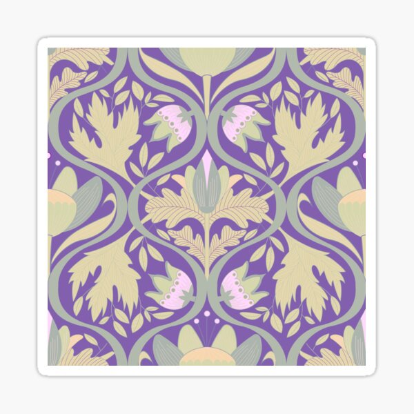 "Victorian Era Florals Series - No 13. Hampton and deep Lavender ...