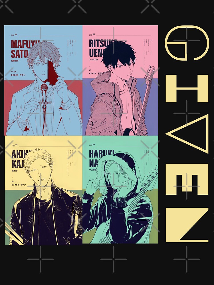 "Given anime boys" T-shirt for Sale by RecStore | Redbubble | given t ...