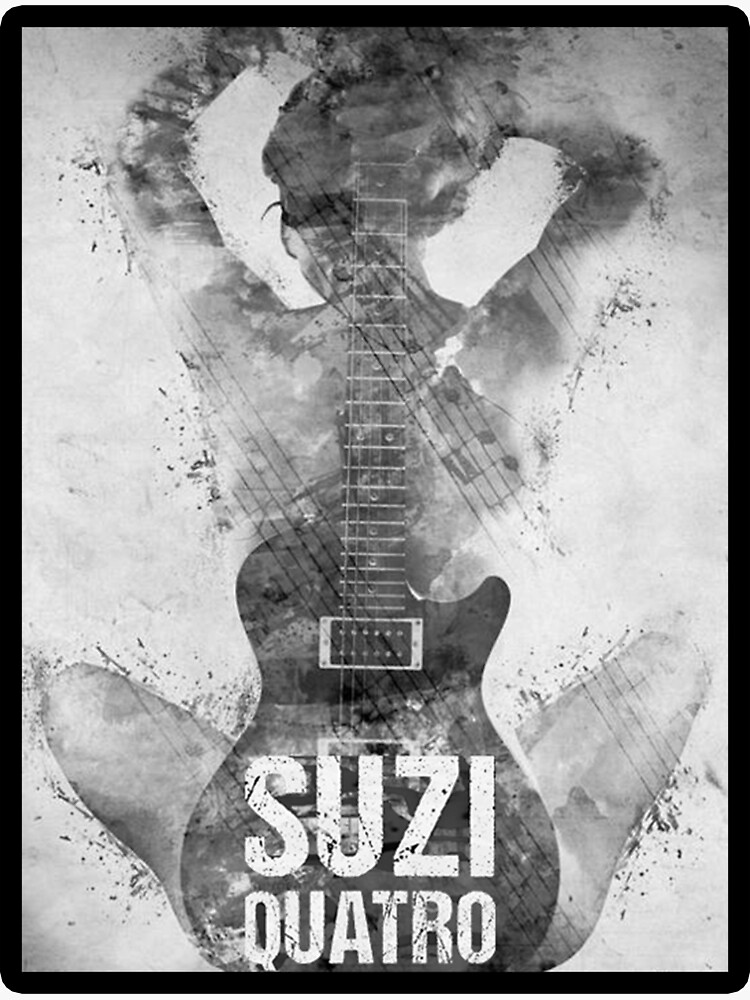 "SUZI QUATRO MUSIC ART" Sticker for Sale by artmetall60 | Redbubble