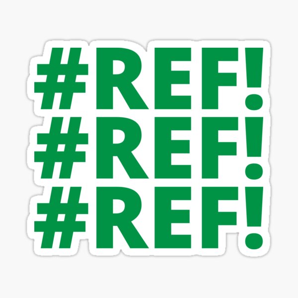 "excel ref" Sticker for Sale by TomorrowQuotes | Redbubble