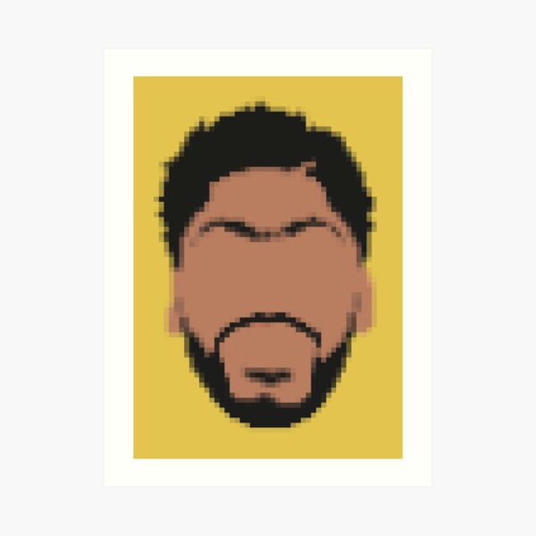 "Anthony Davis Face (Pixel Art)" Art Print for Sale by RatTrapTees ...