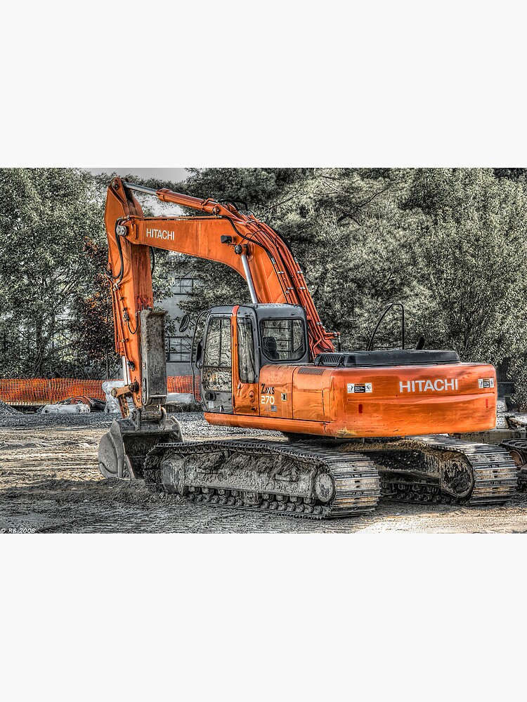 "Hitachi Zaxis 270" Art Print for Sale by Richard Bean | Redbubble