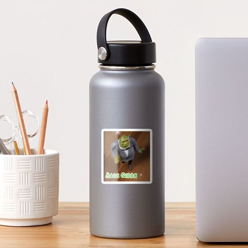 "yass queen shrek" Sticker for Sale by qraphs | Redbubble