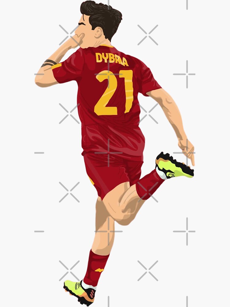 "PAULO DYBALA MASK ROMA NEW" Sticker for Sale by Lynne-Gaynor | Redbubble