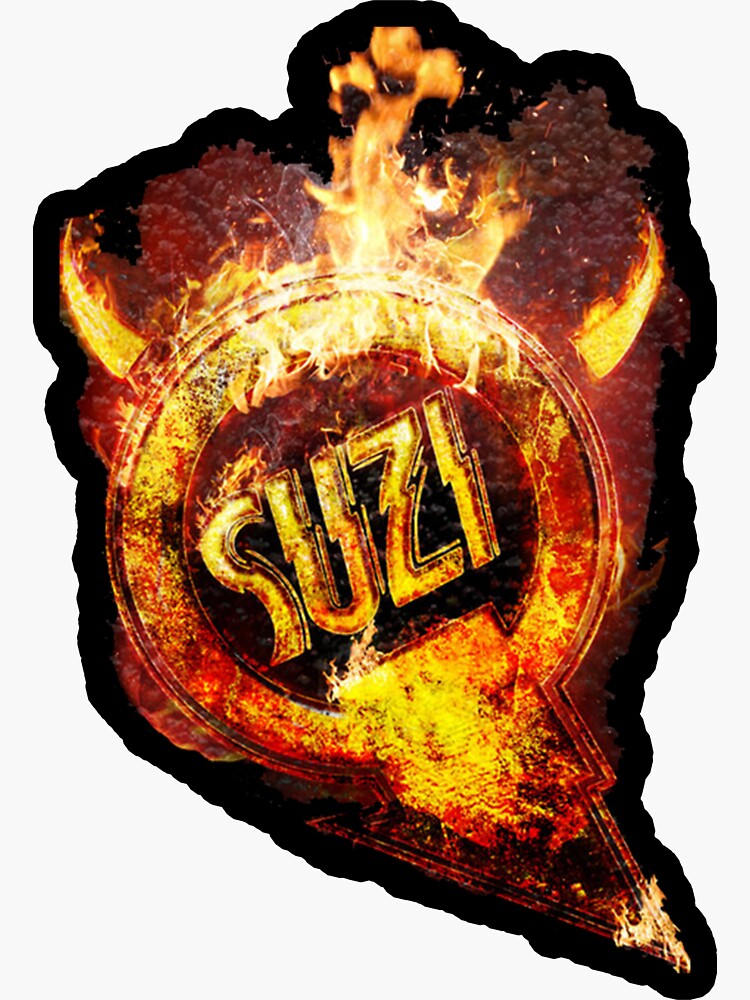 "SUZI QUATRO MUSIC ART" Sticker for Sale by artmetall60 | Redbubble