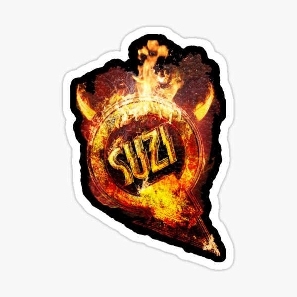 "SUZI QUATRO MUSIC ART" Sticker for Sale by artmetall60 | Redbubble