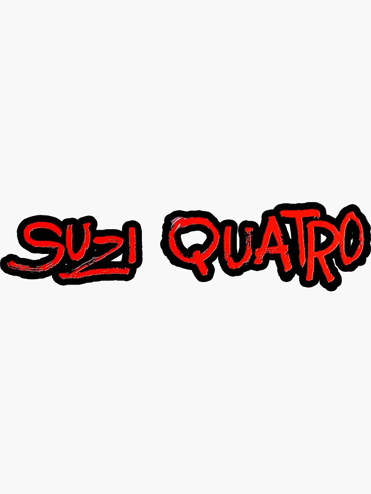 "SUZI QUATRO MUSIC ART" Sticker for Sale by artmetall60 | Redbubble