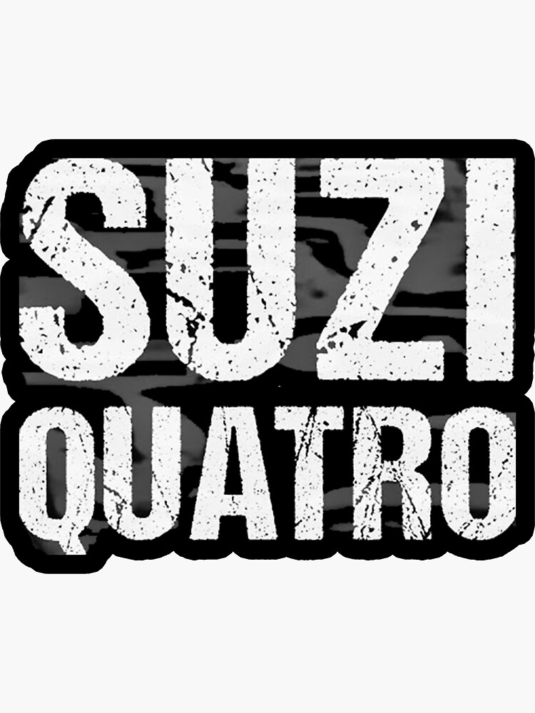 "SUZI QUATRO MUSIC ART" Sticker for Sale by artmetall60 | Redbubble