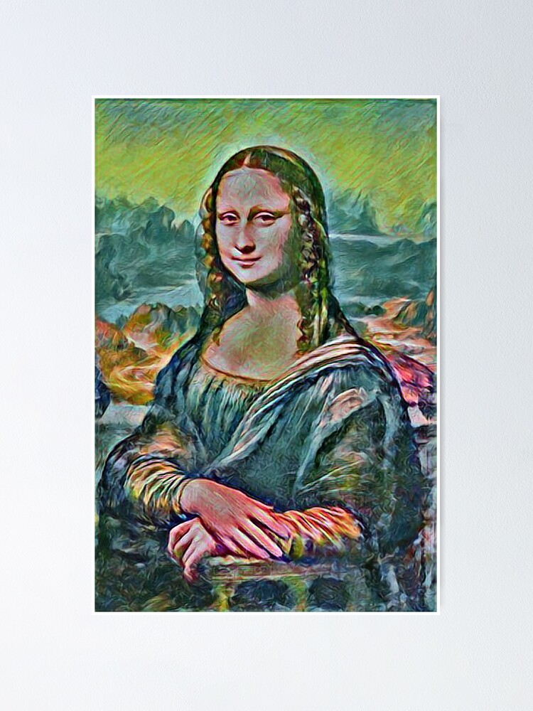 Poster « "Mona Lisa (43)" une peinture emblématique de la Renaissance ...