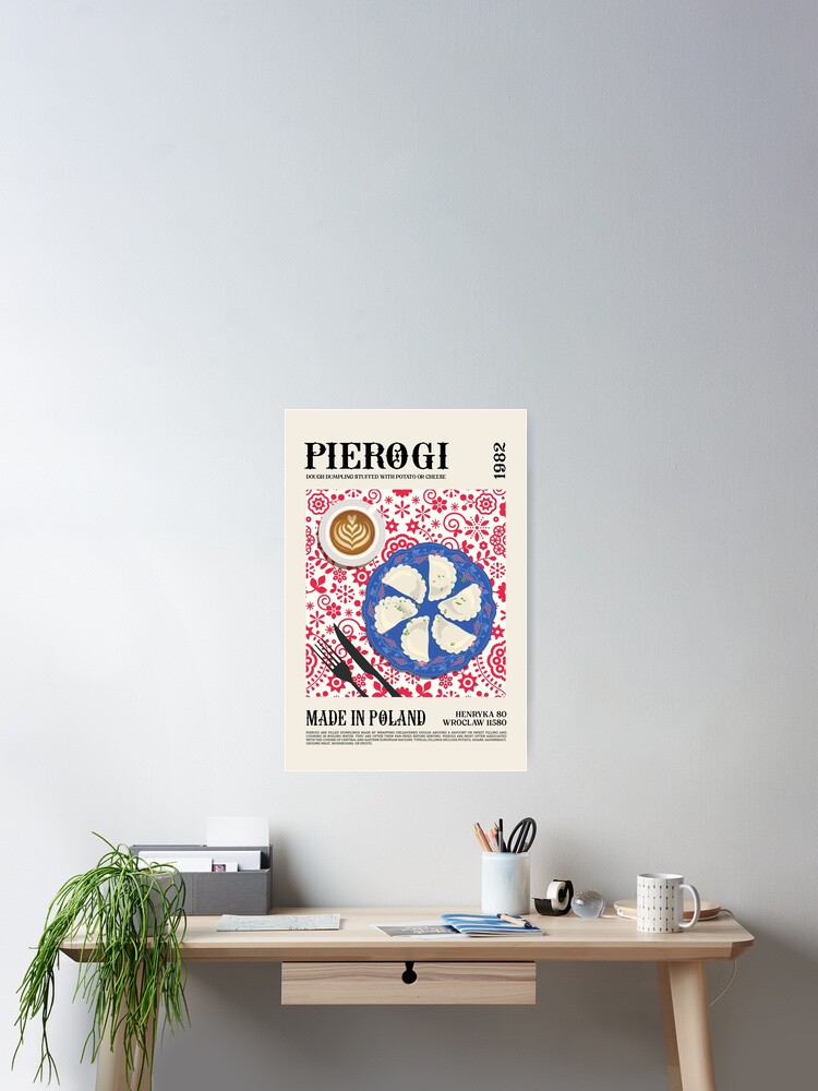 "Pierogi Wall Art" Poster for Sale by SurfolioPrints | Redbubble