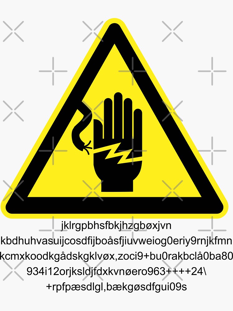 "thunderbolt electric energy hand flash" Sticker for Sale by Pla-Muk ...
