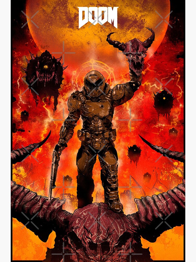 "doom eternal" Sticker for Sale by giffrindorgif | Redbubble