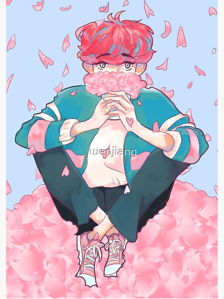 "Flower Boy" Canvas Print by wenjiang | Redbubble